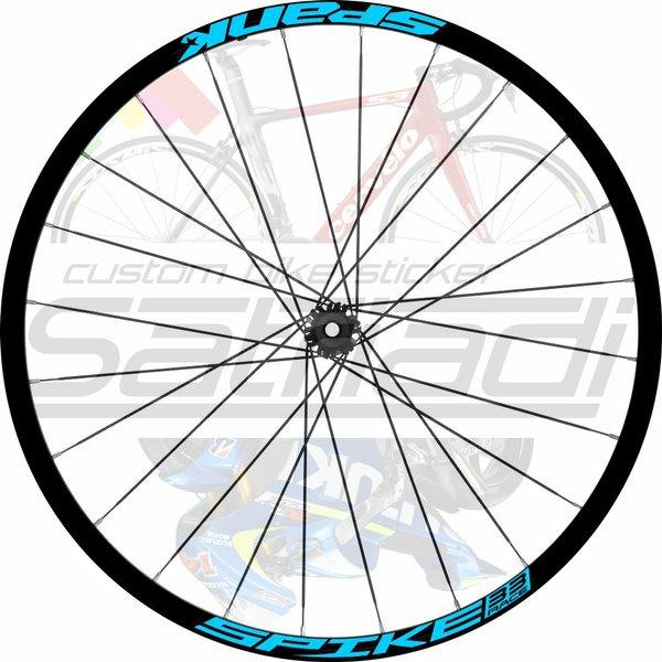 Jual Stiker Rim Sticker Rims Velg Sepeda Spank Spike 33 Race Lebar 2Cm ...