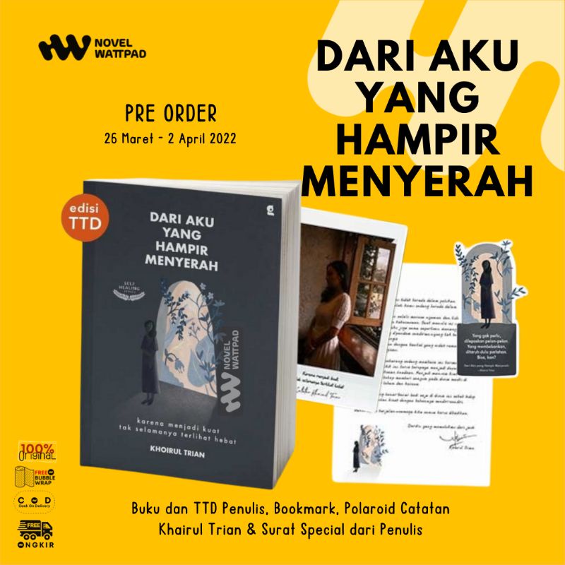 Jual DARI AKU YANG HAMPIR MENYERAH - KHOIRUL TRIAN | Shopee Indonesia
