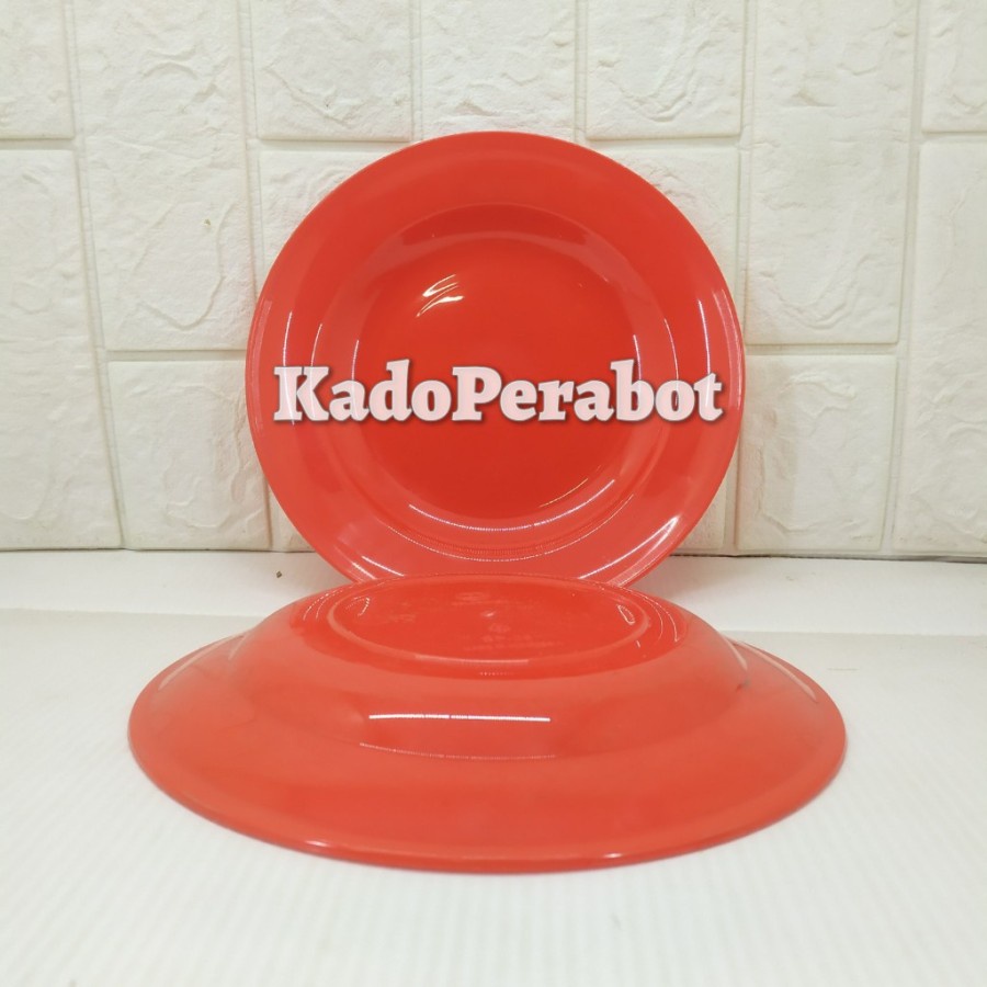Jual Piring Plastik Golden Hen Sp08- Piring Merah Sembahyang- Piring ...