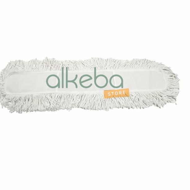 Jual ♜ Kain Refill Lobby Duster 80 cm Cotton Putih / kain mop loby ...