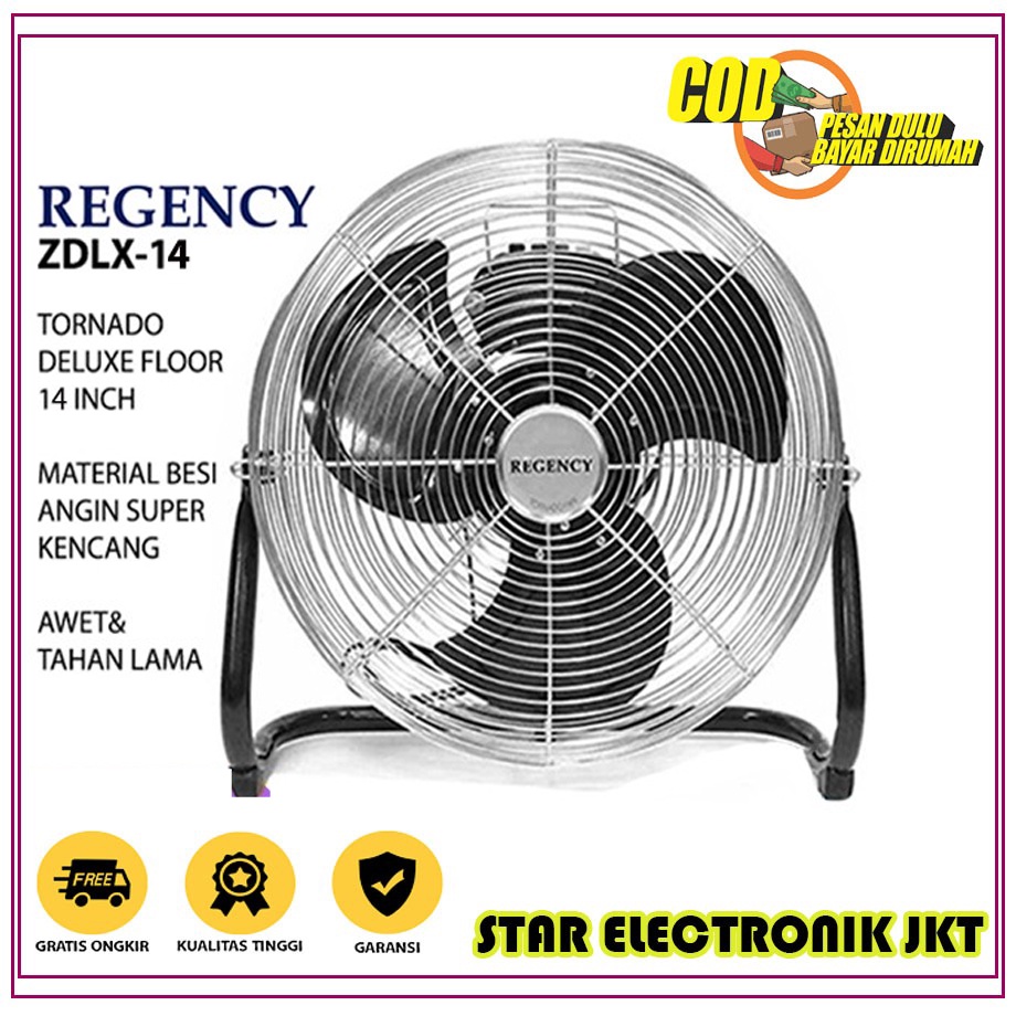 Jual REGENCY ZDLX 14 Kipas Angin Tornado Duduk Meja/Floor Fan -14 inch | Shopee Indonesia