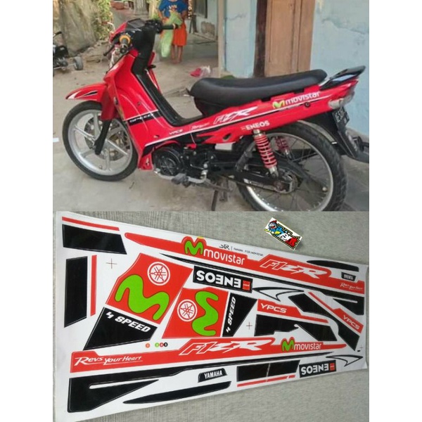 Jual STIKER STRIPING FIZR FIZ R MOVISTAR MERAH | Shopee Indonesia