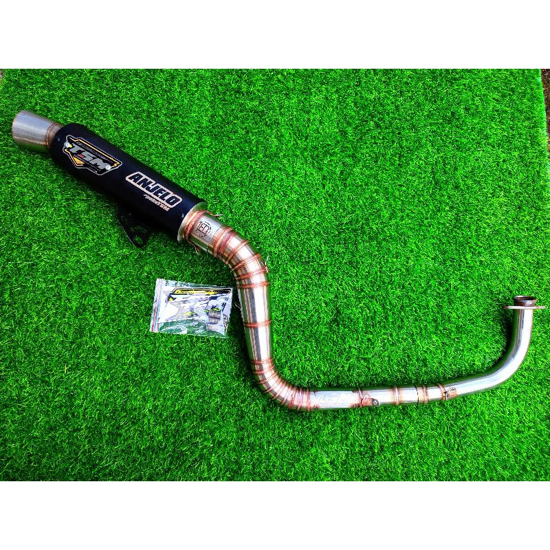 Jual TERLARIS!!!Knalpot Matic Model WRC Bulet kompetisi Black Coating ...