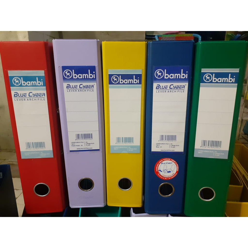 Jual ORDNER FOLIO BAMBI WARNA WARNI | Shopee Indonesia