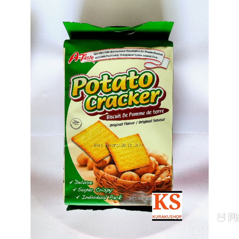 Jual A TASTE SILANG POTATO CRACKER INDIVIDUAL PACK - BISKUIT KENTANG ...