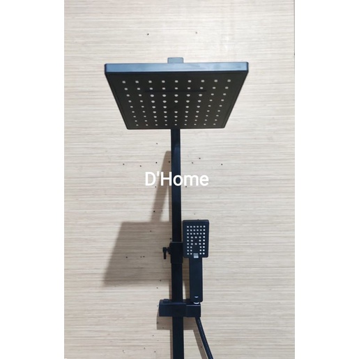 Jual SHOWER HITAM,TIANG SHOWER HITAM,SHOWER TIANG HITAM KOTAK | Shopee ...