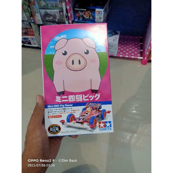 Jual Tamiya 18089 Mini 4WD Pig Racer ( Super 2 Chassis ) | Shopee Indonesia