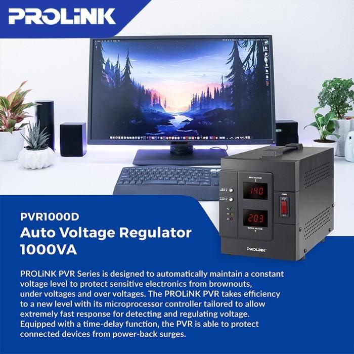 Jual Stabilizer Prolink PVR1000D Stavolt AVR Relay Controlled PVR 1000D ...