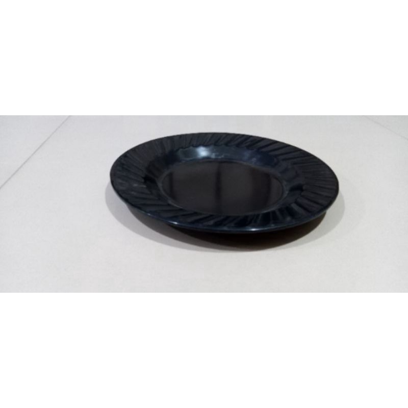 Jual PIRING HITAM ULIR MELAMINE 25 CM | Shopee Indonesia
