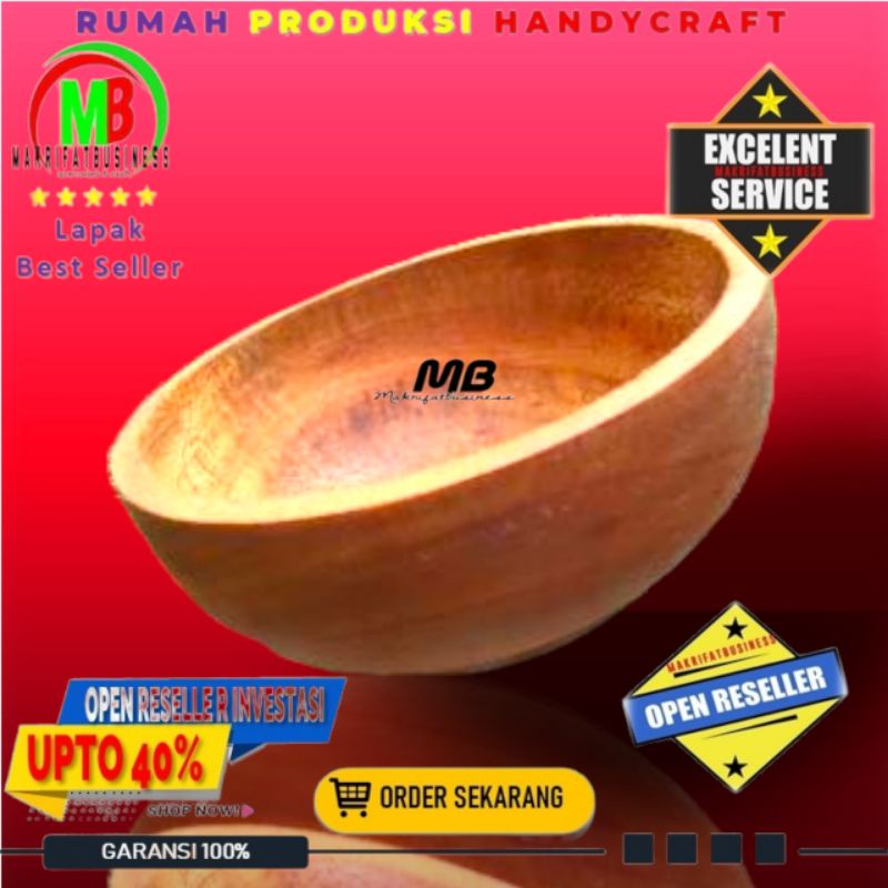 Jual Mangkok KAYU MAHUNI 16 x 5 cm | Shopee Indonesia
