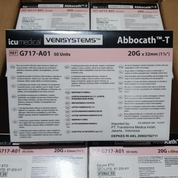Jual Abbocath Venisystem 1 box 20,22,24G | Shopee Indonesia