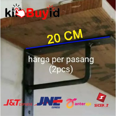 Jual SIKU AMBALAN SIKU MEJA TEMPEL DINDING MEJA TEMPEL Panjang 20 cm ...
