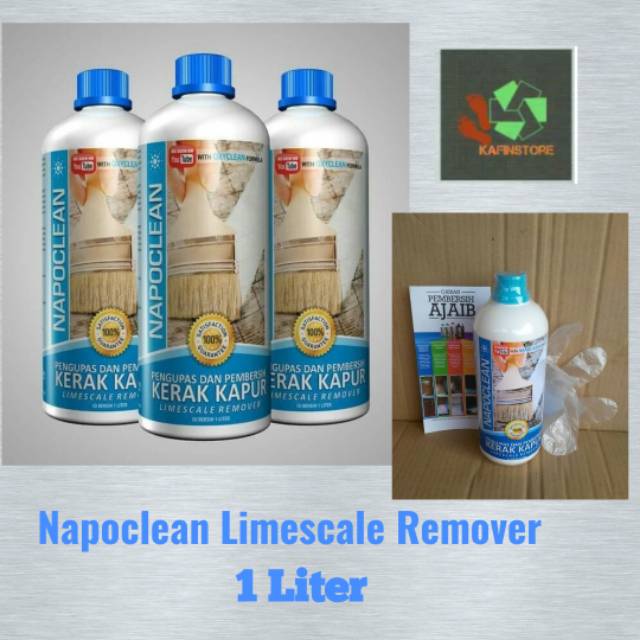 Jual NAPOCLEAN LIMESCALE REMOVER (BIRU) PEMBERSIH KERAK KAPUR & SEMEN 1 ...