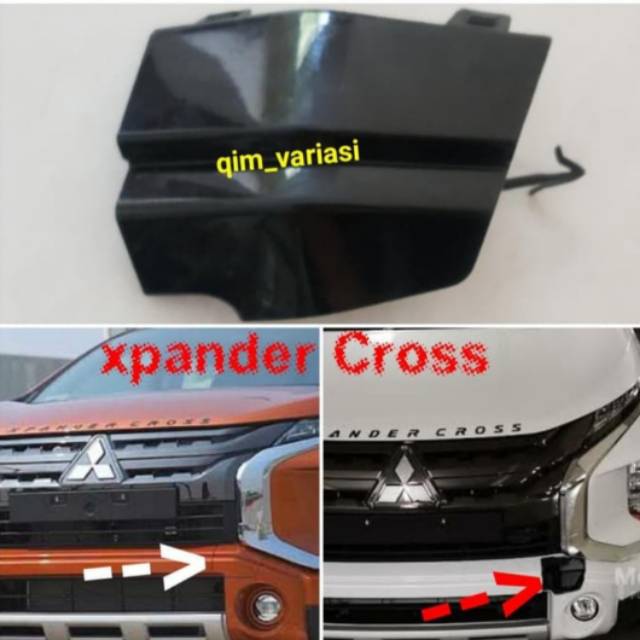 Jual Cover bumper Xpander Cross original depan body colour | Shopee ...