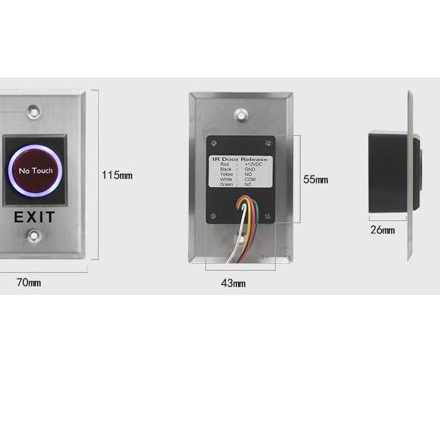 Jual Tombol No Touch Sensor / Sensor Lift / Touchless Sensor Button ...