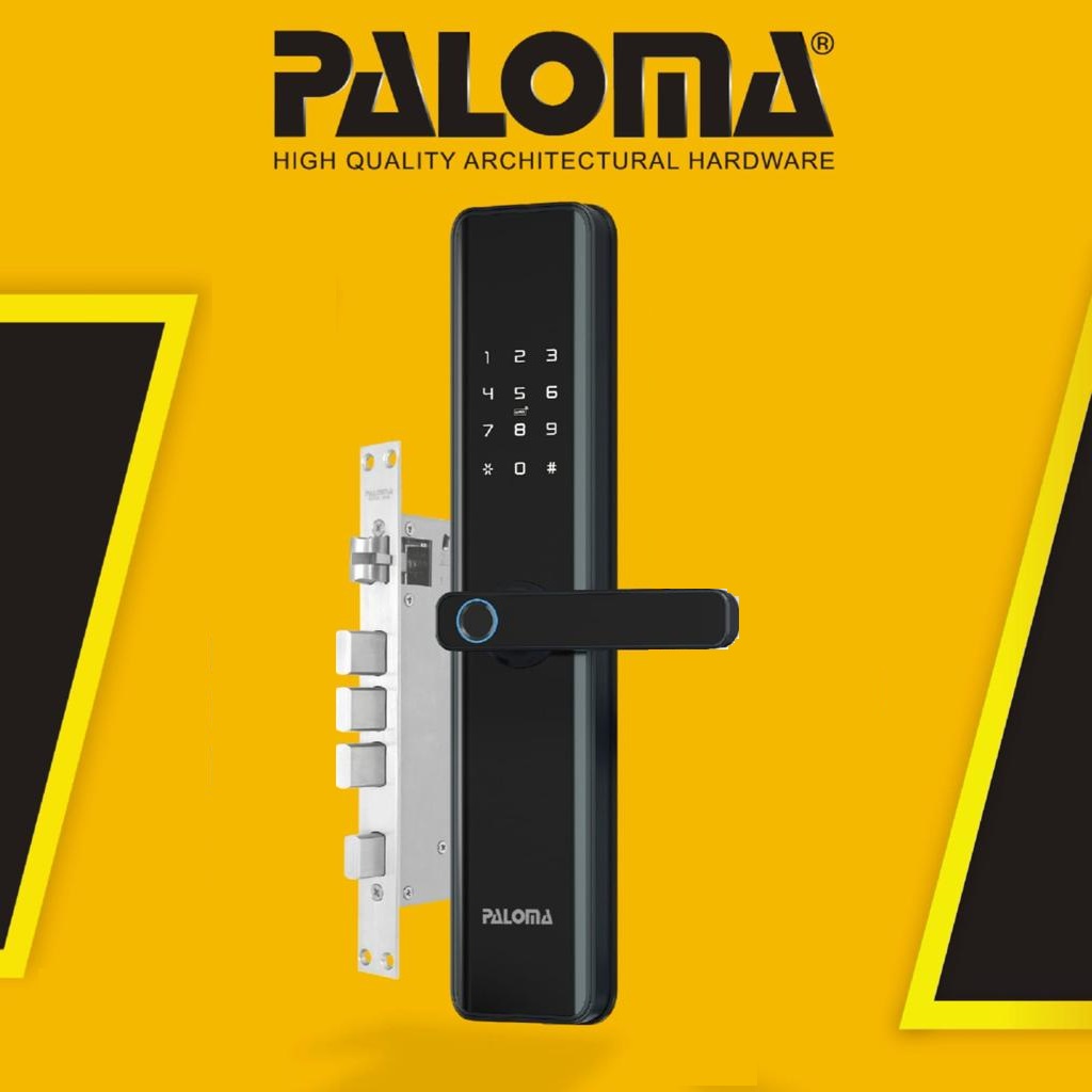 Jual PALOMA SMART DIGITAL LOCK DLP 2131 HANDLE PINTU DIGITAL BLACK WITH ...