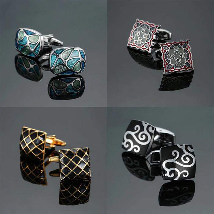 Jual Cufflink Cufflink Art Deco Geometric Design | Shopee Indonesia