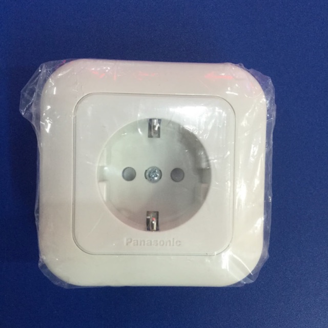 Jual Panasonic WEJP1121-7 stop kontak grounding dan tutup pengaman ...