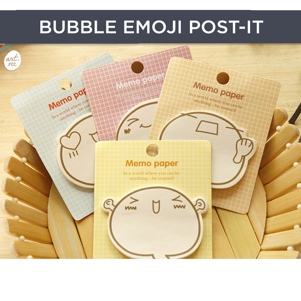 Jual Bubble Emoji Post It | Shopee Indonesia