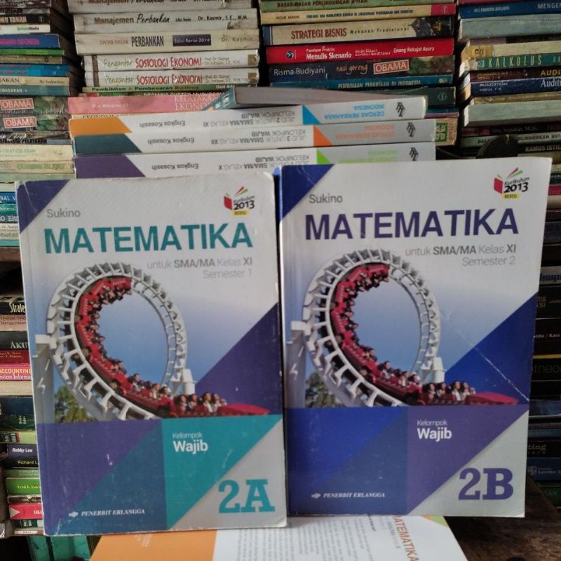 Jual buku matematika untuk SMA MA kelas 2 (2A dan 2B) original | Shopee ...