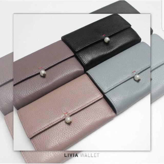 Jual PLAYBOOK Livia Bi-Fold Wallet - Dompet Lipat Kulit Asli Wanita | Shopee Indonesia