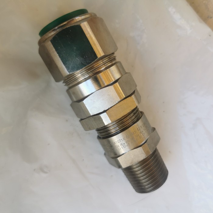 Jual Cable Gland 20 CMP 1/2" NPT E1FW E1FX Brass Nickel Plated | Shopee Indonesia