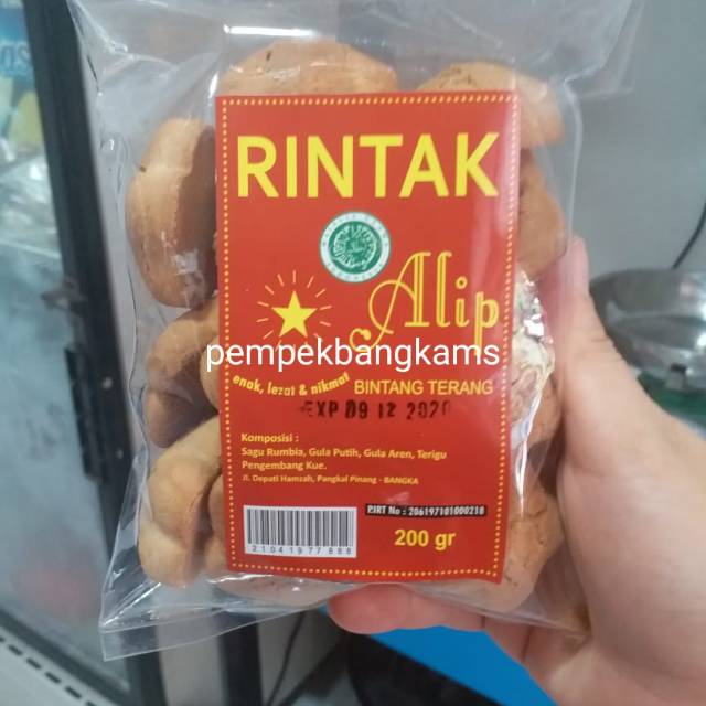 Jual Kue Rintak Alip 200gr/kue bangka/makanan bangka - snack bangka ...