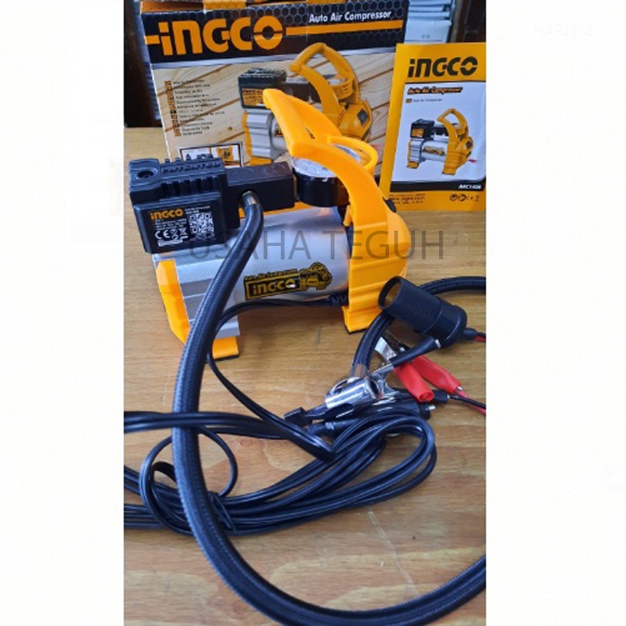 Jual INGCO KOMPRESSOR MINI / POMPA ANGIN ELEKTRIK PORTABLE UNTUK BAN ...