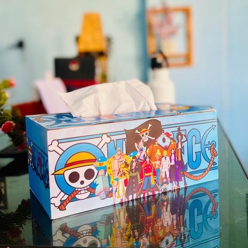 Jual Kotak Tempat Tisu Kayu Tissue Box Anime One Piece RajaAnime ...