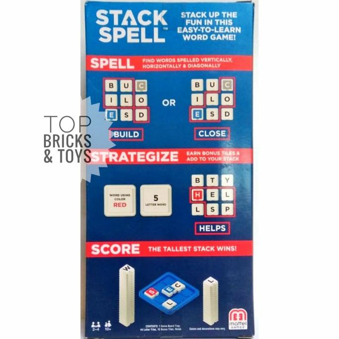 Jual jual MATTEL Games, Stackspell (Stack Spell) | Shopee Indonesia