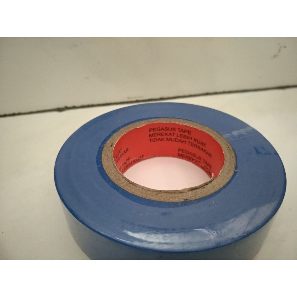 Jual PITA PVC ISOLASI LISTRIK PEGASUS BIRU 18 MM X 20 METER SOLATIP ...