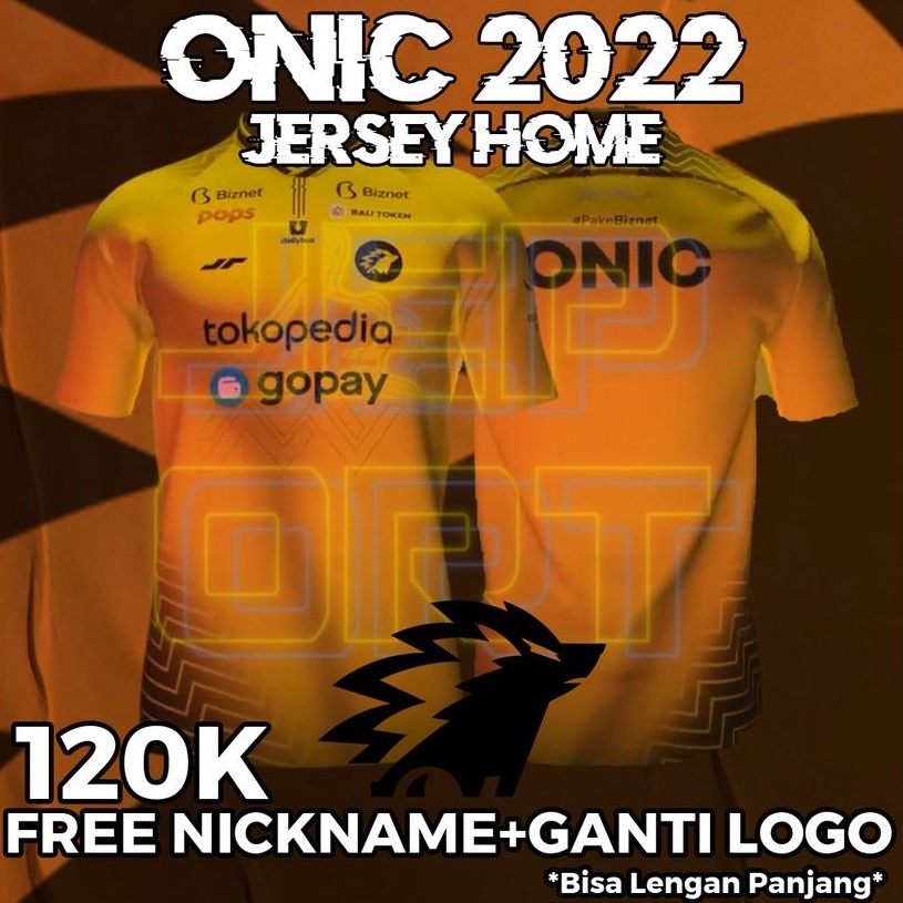 Jual Jersey ONIC 2022 - Home | kaos,baju,gaming,eSport | Shopee Indonesia