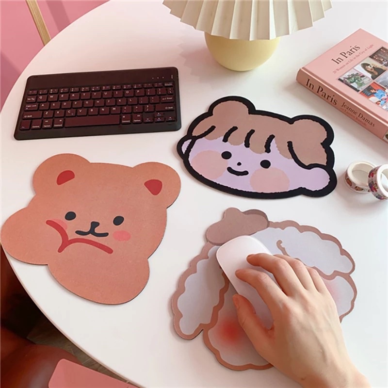 Jual Korean Bear Mouse Pad / Alas Mouse / Mouse Pad Lucu Alas Mouse ...