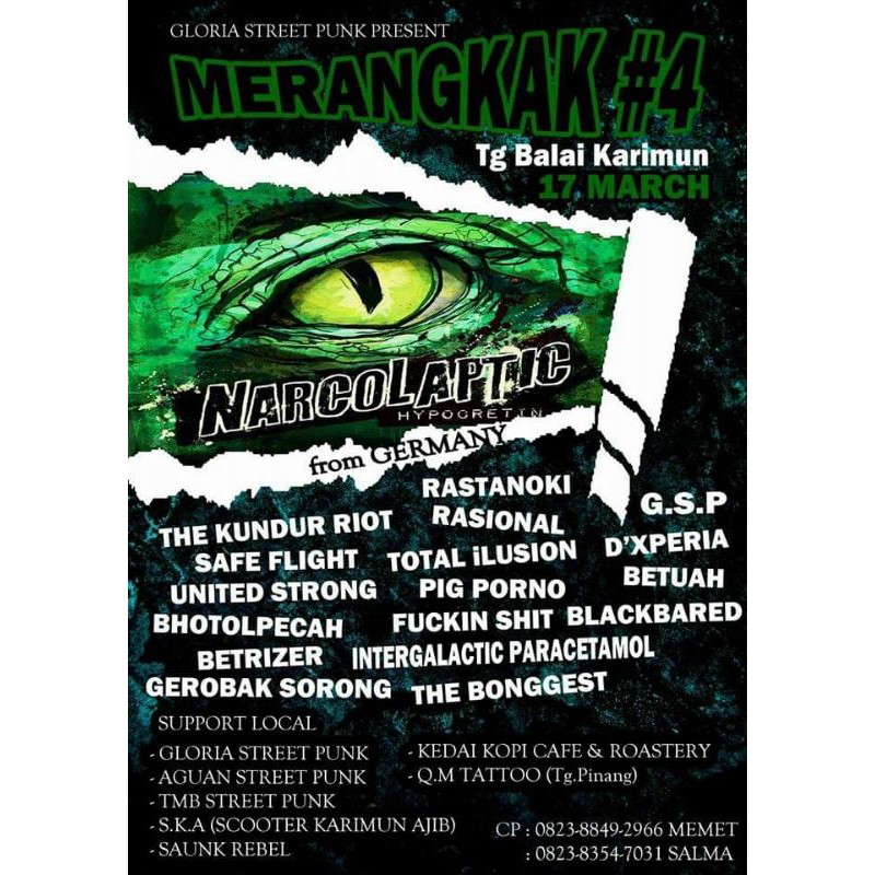 Jual Poster Pamflet Acara Underground Music Punk gigs Indonesia 6 ...
