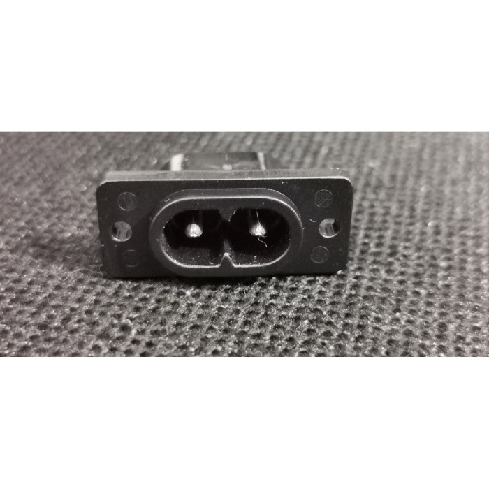 Jual Socket AC Angka 8 female terminal 2 pin /konektor kabel Power 2 lubang | Shopee Indonesia