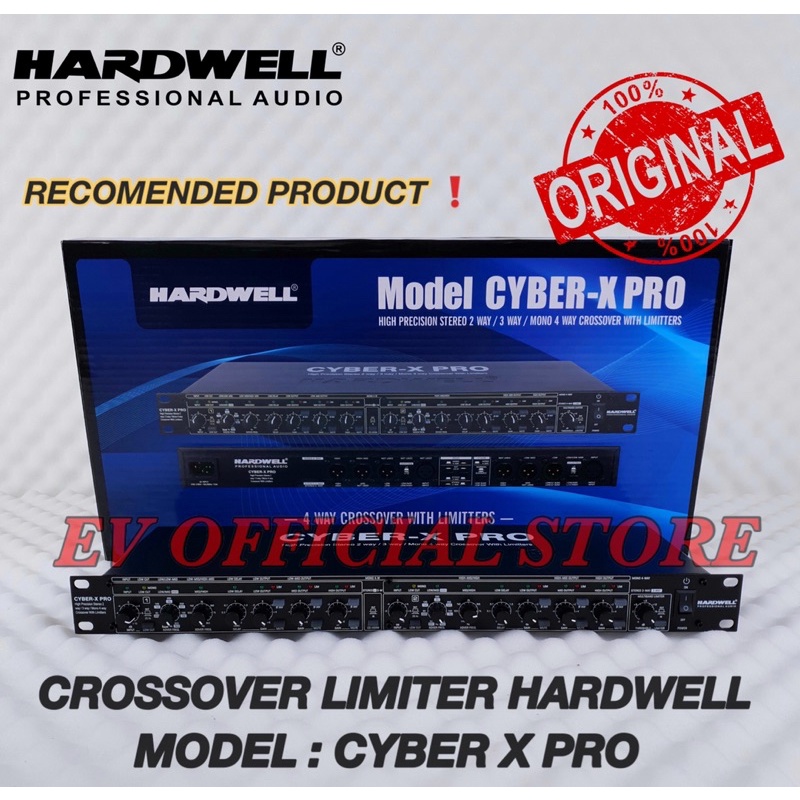 Jual Crossover Limiter Hardwell CYBER X PRO Original Crossover 2, 3, 4 ...
