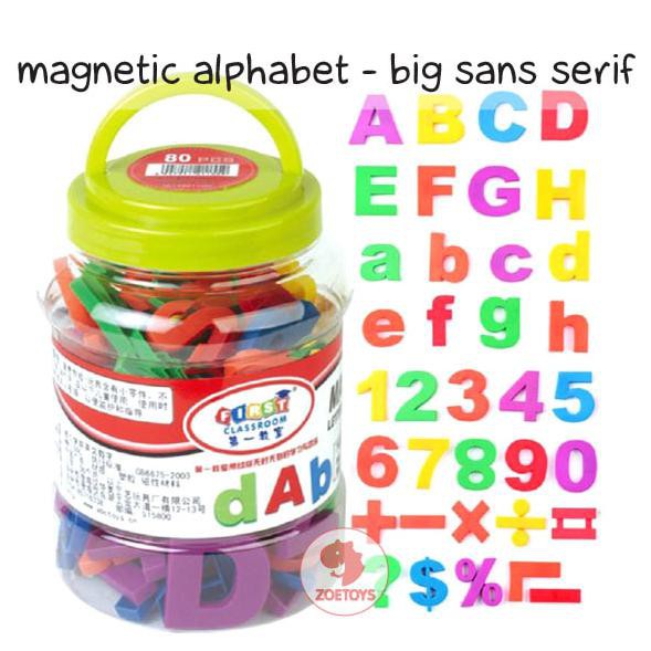 Jual MAGNETIC ALPHABET SANS SERIF BIG TOPLES | Shopee Indonesia