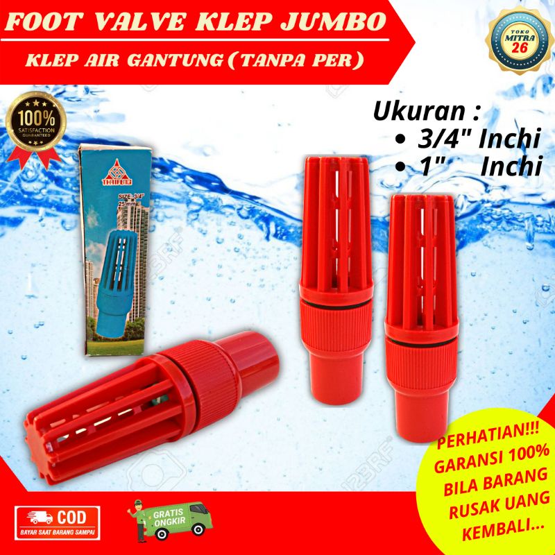 Jual Foot Klep Jumbo/ Klep Air Gantung Jumbo / Klep Sumur Bor/ Klep ...