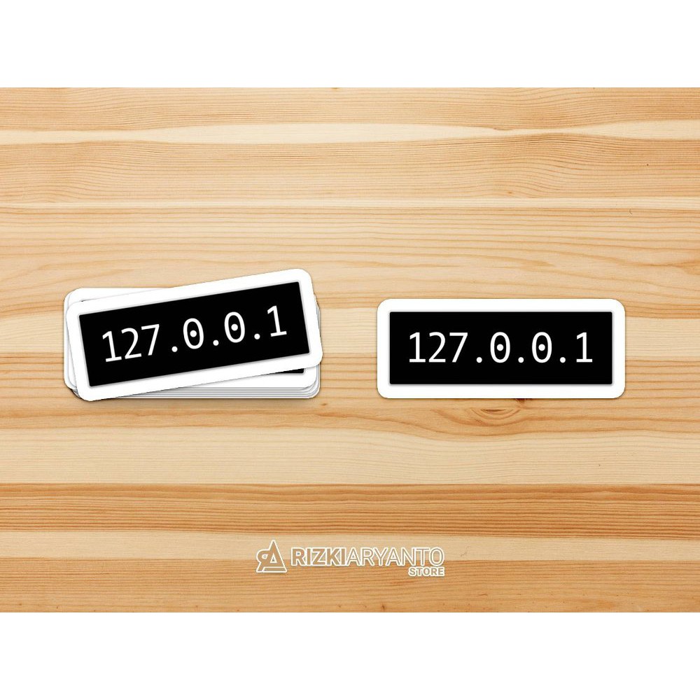 Jual Sticker - Stiker Logo IP Localhost 127.0.0.1 untuk PC Laptop HP ...