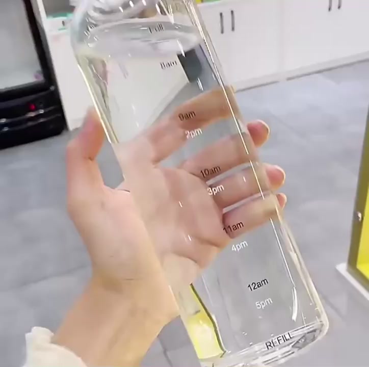 Jual Botol Minum Aesthetic Water Bottle Termos Botol Bening Estetik ...