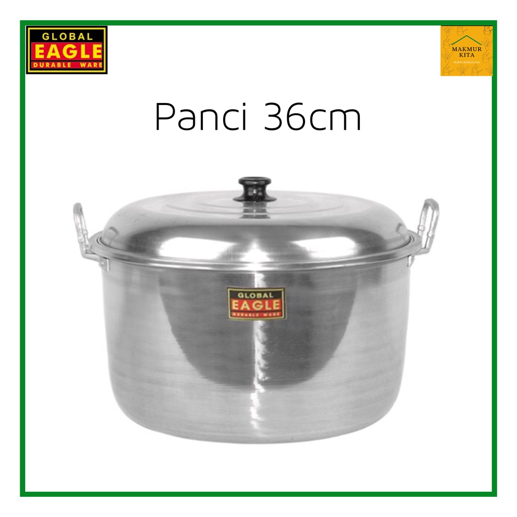 Jual Panci Besar 36 40 45 50 55 60 cm Aluminium Global Eagle / Panci ...
