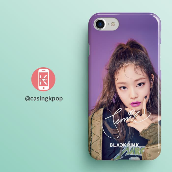 Jual Caseme casing Handphone KPOP JENNIE BLACK PINK SIGNATURE | Shopee ...