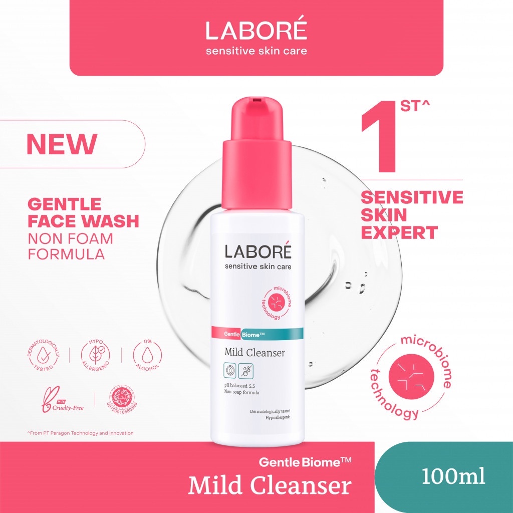 Jual LABORE Gentle Biome Mild Cleanser 100ml - Gentle Face Wash Kulit ...