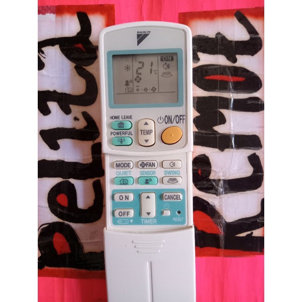 Jual Remote ac daikin Home leave inverter original terlengkap | Shopee ...