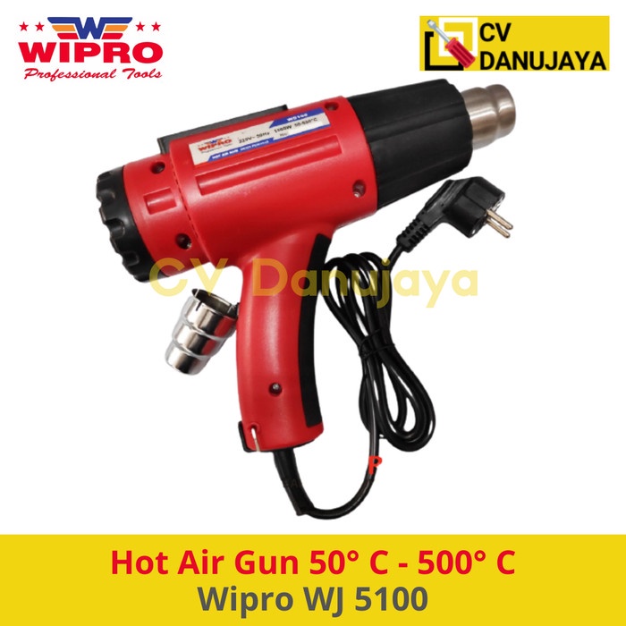 Jual Mesin Hot Air Gun Heat Alat Pemanas Plastik Karet 550°C WIPRO WJ ...