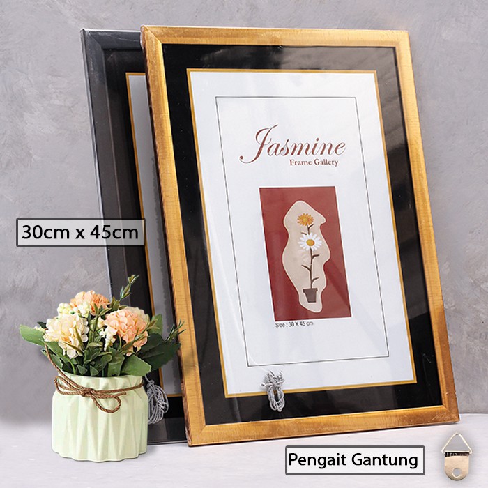 Jual Frame Foto/ Bingkai Foto/ Pigura Foto 12R Jumbo Polos Hitam dan ...