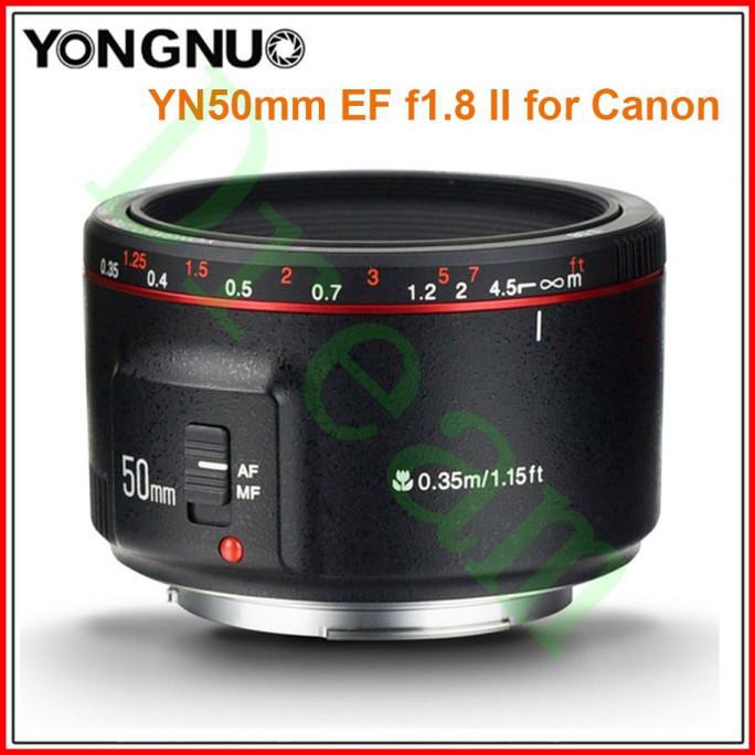 Jual Yongnuo Yn50Mm F1.8 Ii Lensa Kamera Besar Aperture Auto Terbaru ...