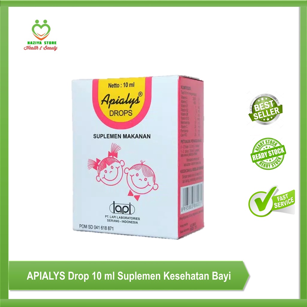 Jual APIALYS DROPS 10 ML Vitamin Bayi - Suplemen vitamin peningkat ...