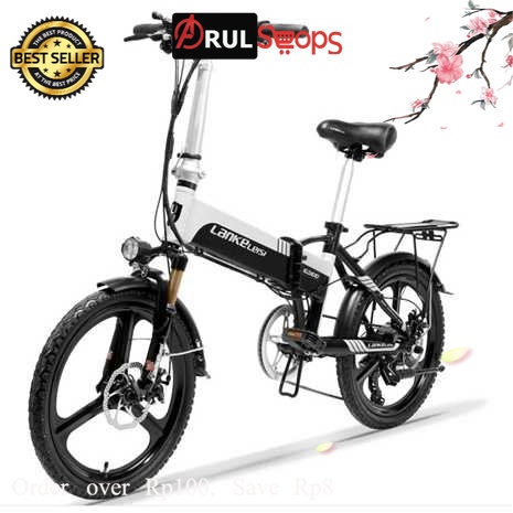 Jual Lankeleisi Sepeda Elektrik Lipat Smart Moped 48V 10.4AH - G300 ...