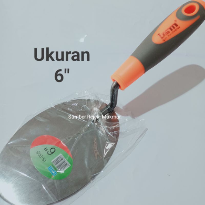 Jual sendok tembok jumbo gagang karet 6" sendok semen | Shopee Indonesia